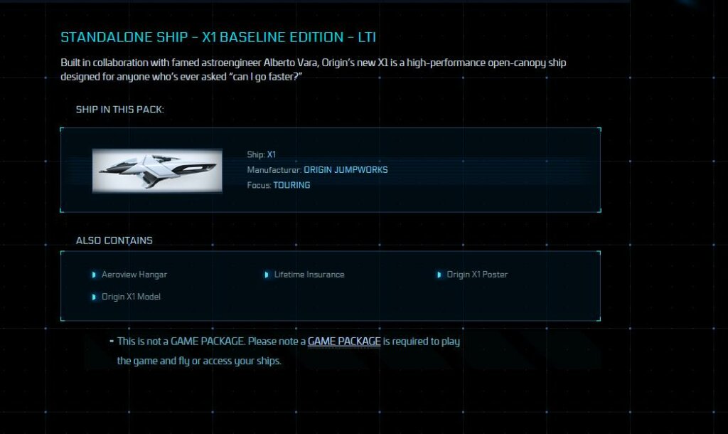 Origin X1 BASELINE EDITION - LTI - Original Concept | Starship24